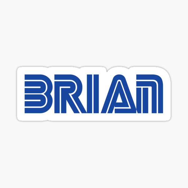 "Gamer name Brian" Sticker by el-patron | Redbubble