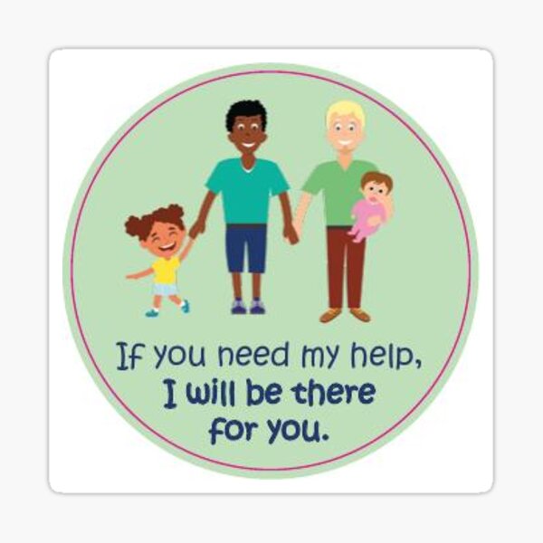 "Help is on the way!" Sticker for Sale by mamakin2 | Redbubble