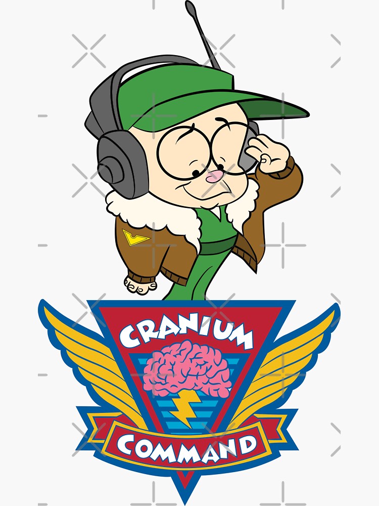 "Cranium Command Logo Buzzy" Sticker for Sale by Figmentwdw1982 | Redbubble