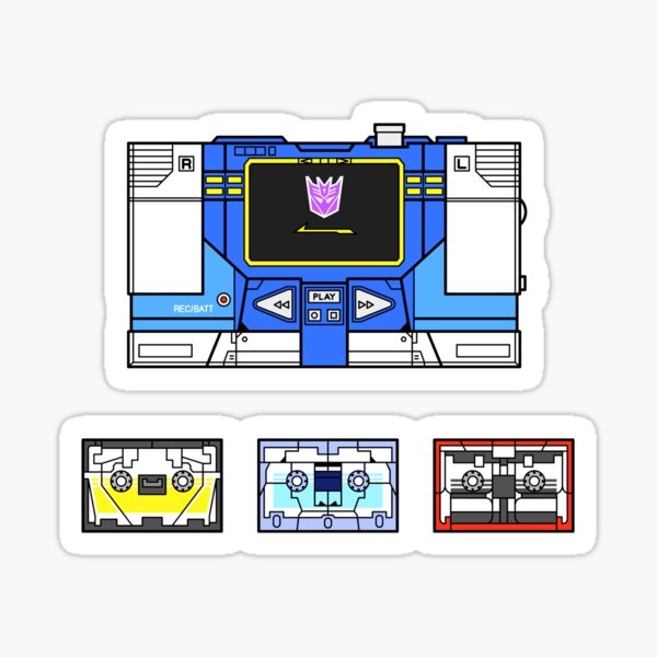 "Soundwave" Sticker by VectorArtGuy | Redbubble