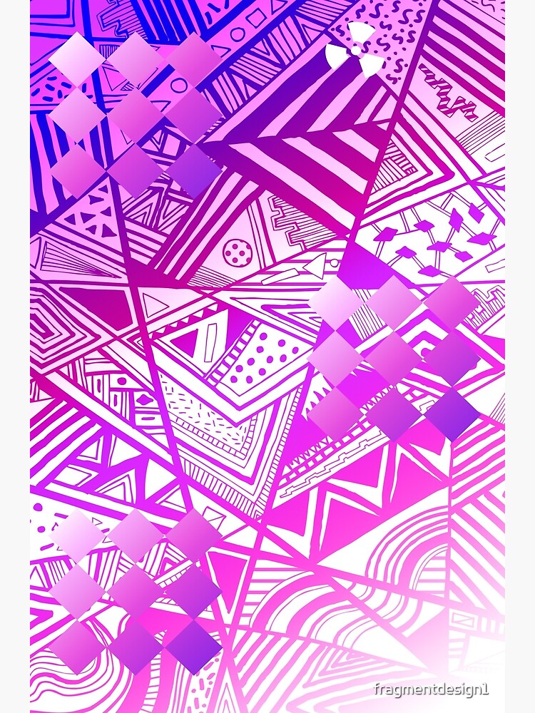 "Pink Zentangle" Poster for Sale by fragmentdesign1 | Redbubble