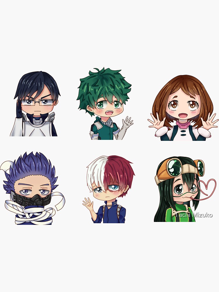 "Boku no Hero Academia Sticker Pack" Sticker for Sale by ...