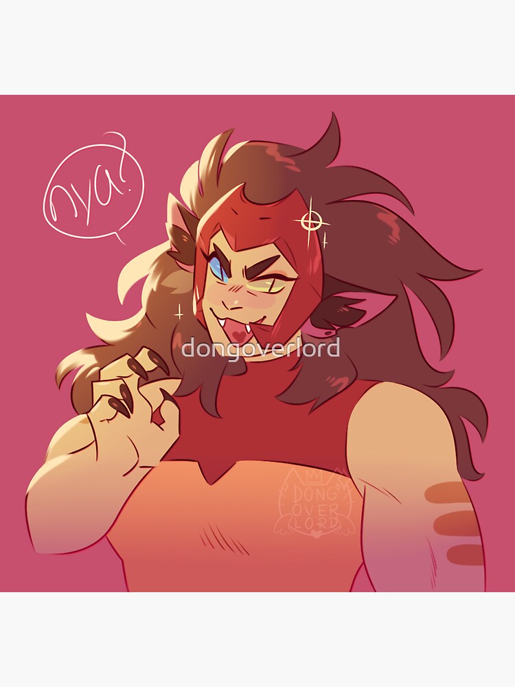 "Buff Catra" Sticker by dongoverlord | Redbubble