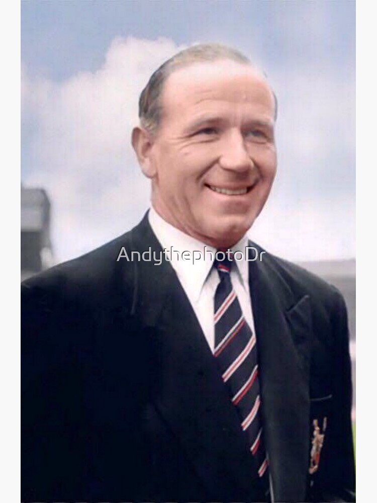 "Sir Matt Busby in colour " Art Print by AndythephotoDr | Redbubble