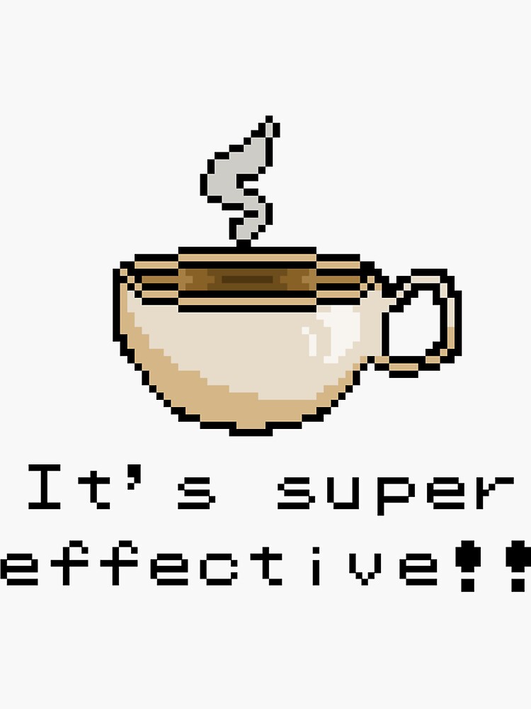 "It's Super Effective!!" Sticker for Sale by rycina | Redbubble