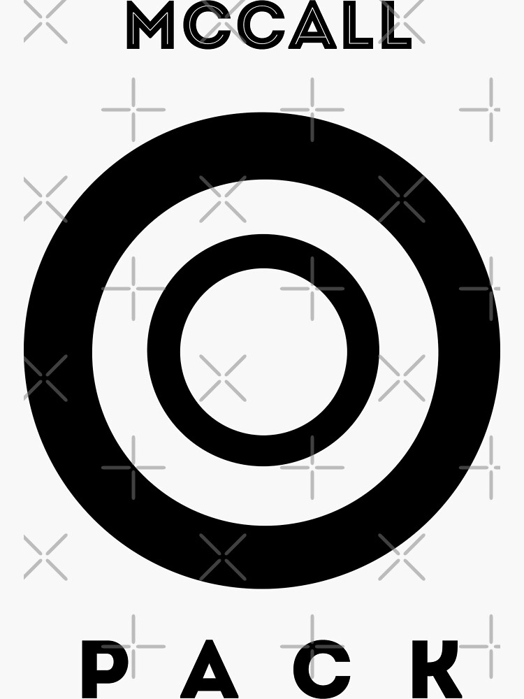 "McCall Pack" Sticker for Sale by badwolfe | Redbubble