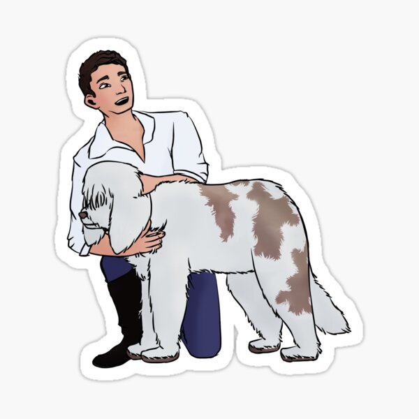 "Prince Eric and Max" Sticker by Osobear47 | Redbubble