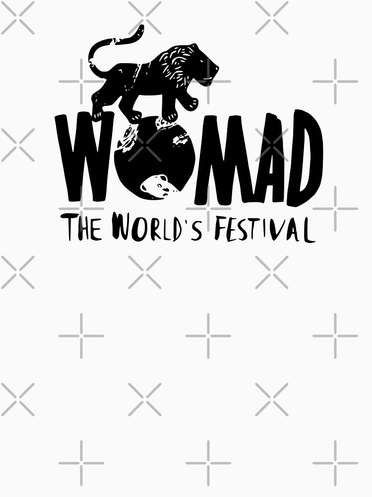 "WOMAD The Worlds Festival" T-shirt for Sale by EmNe | Redbubble ...