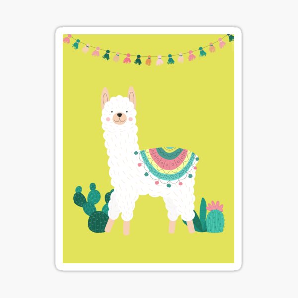 "LAMA" Sticker von JenielsonDesign | Redbubble