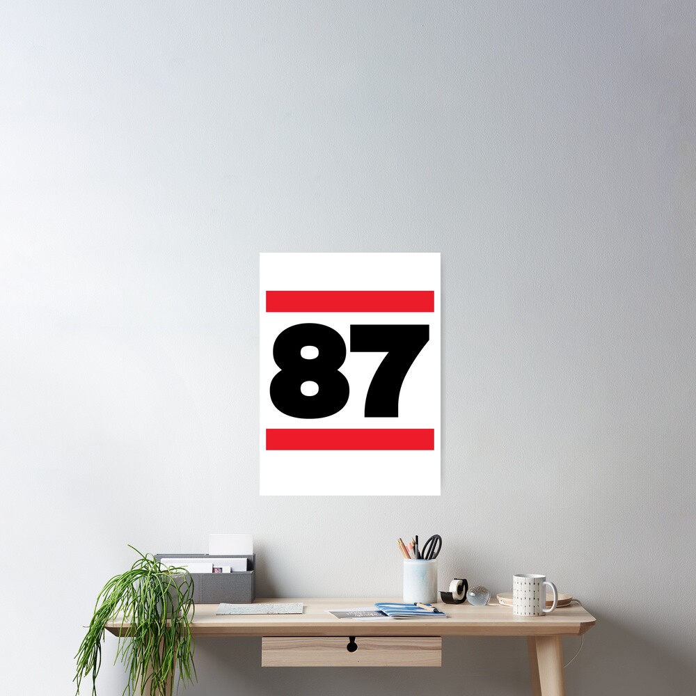 "87 Number Eighty-seven" Poster by Under-TheTable | Redbubble