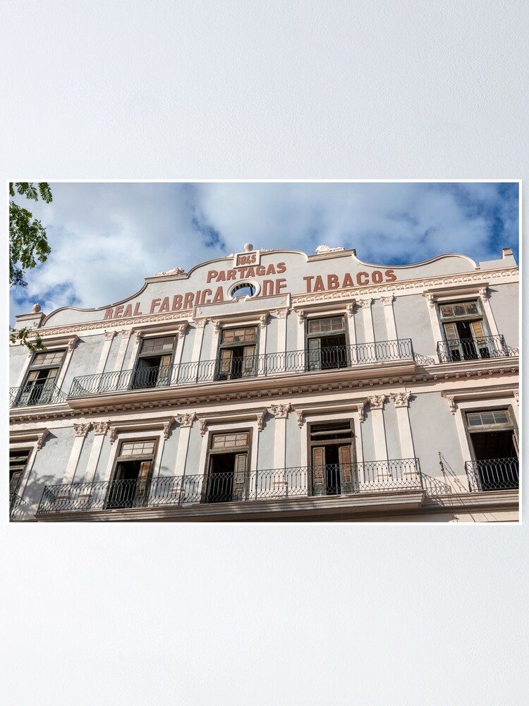 "Partagas Tobaco Company" Poster by Femaleform | Redbubble