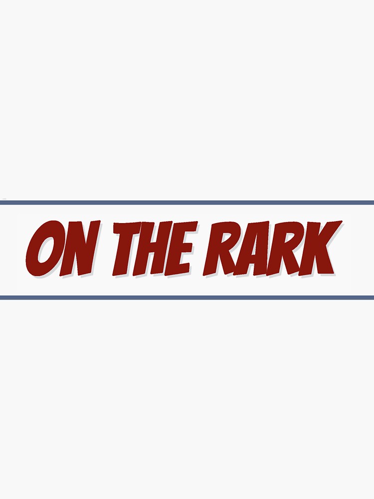 "On The Rark - Pingas Logo" Sticker for Sale by thebromatt | Redbubble