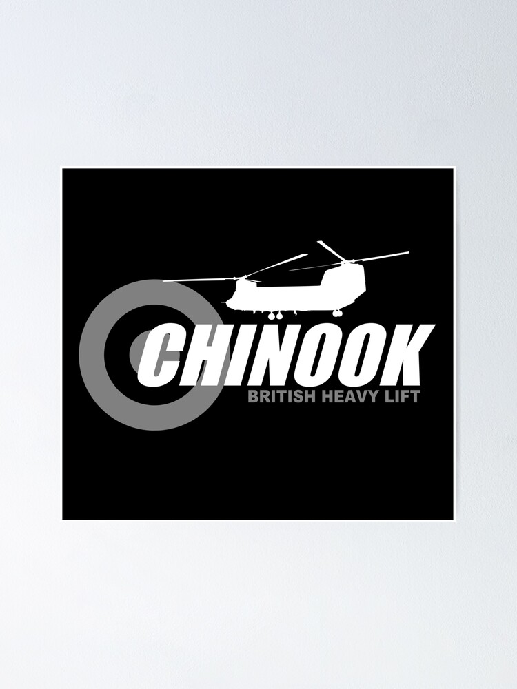 "RAF CH-47 Chinook" Poster for Sale by StrongVlad | Redbubble
