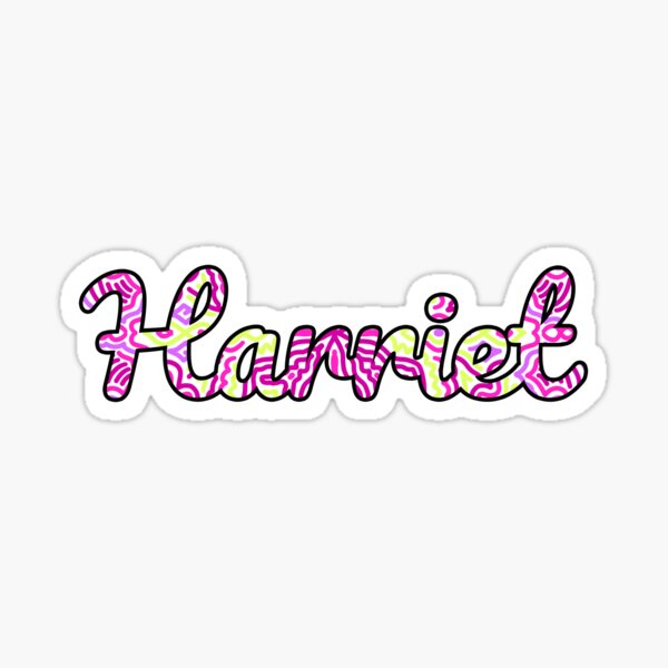 "Harriet Handwritten Name" Sticker for Sale by inknames | Redbubble