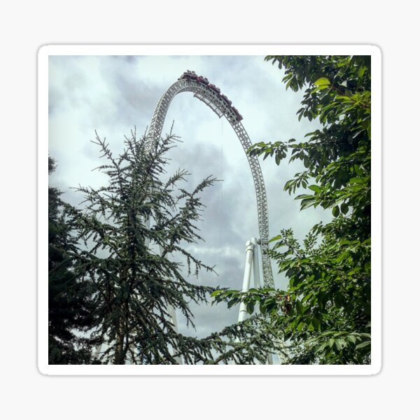 "Thorpe Park: Stealth" Sticker for Sale by IconicValhalla | Redbubble