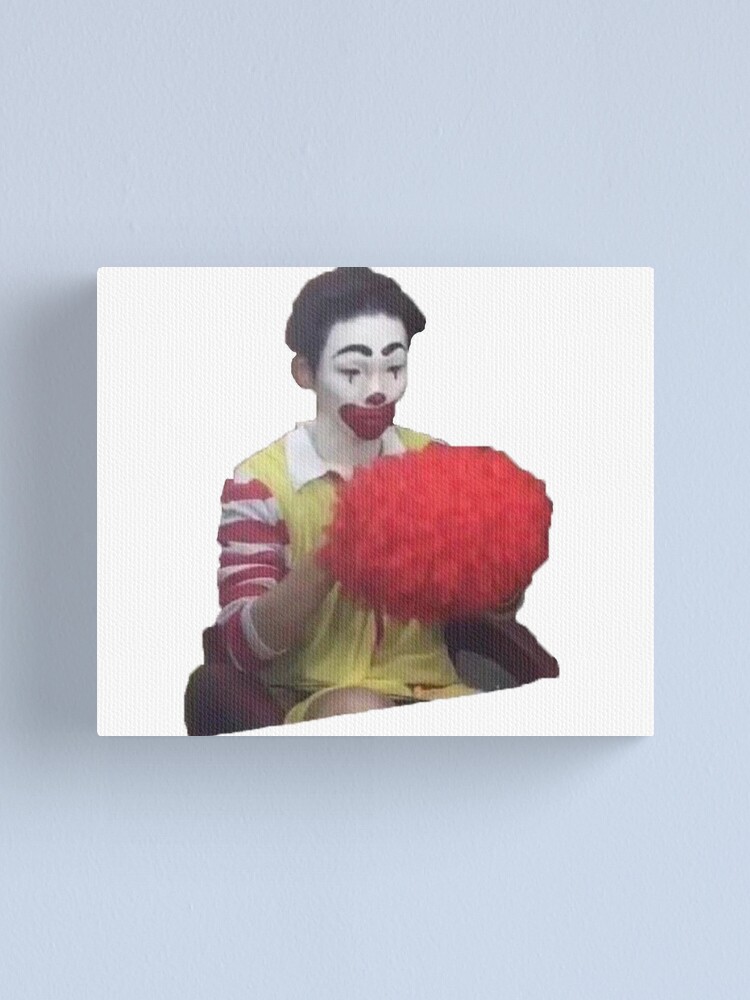 "key clown meme" Canvas Print for Sale by woollymonkey | Redbubble
