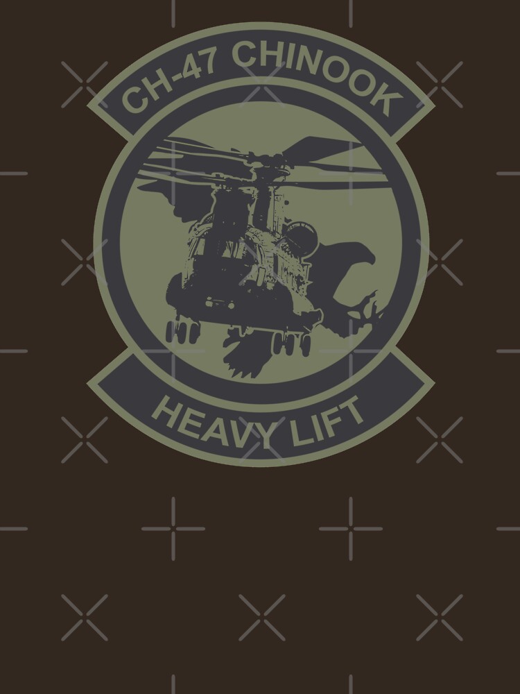 "CH-47 Chinook Patch" T-shirt for Sale by StrongVlad | Redbubble ...