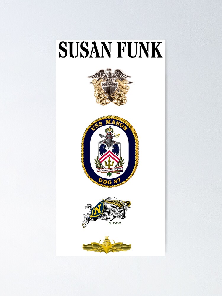 "Susan Funk, SWO" Poster for Sale by Quatrosales | Redbubble