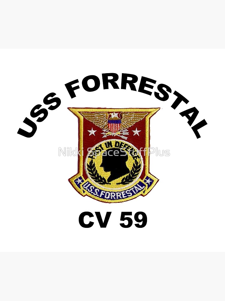 "USS Forrestal (CV-59 AVT-59, CVA-59)" Art Print for Sale by ...