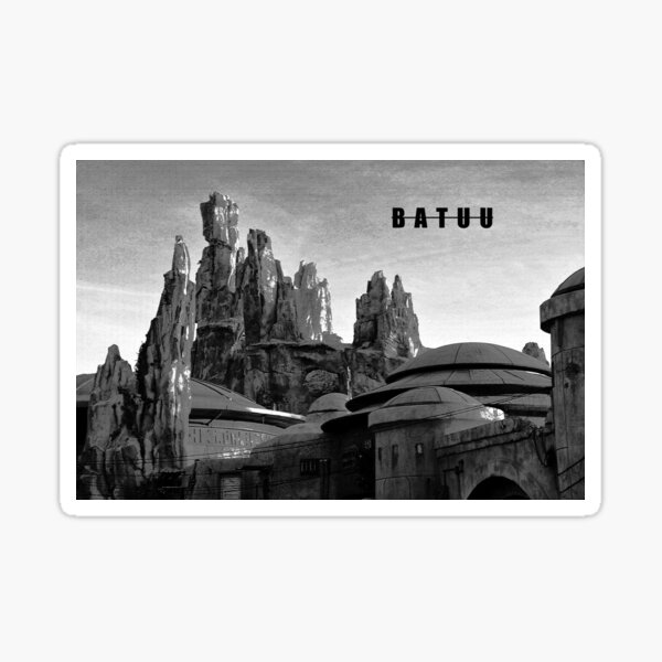 "Batuu landscape A" Sticker for Sale by dltphoto | Redbubble