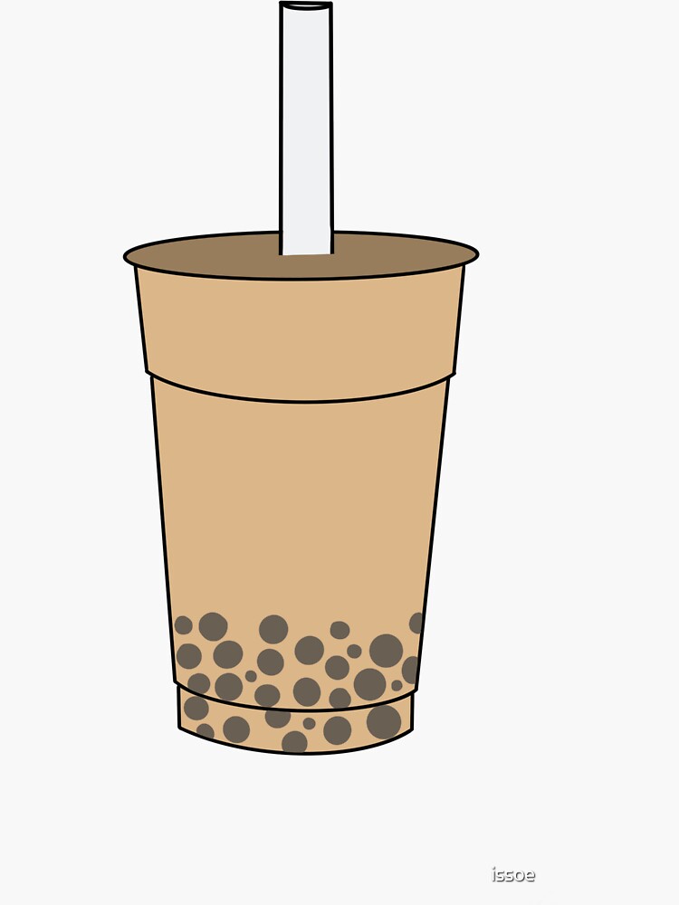 "Bobba Tea" Sticker for Sale by issoe | Redbubble