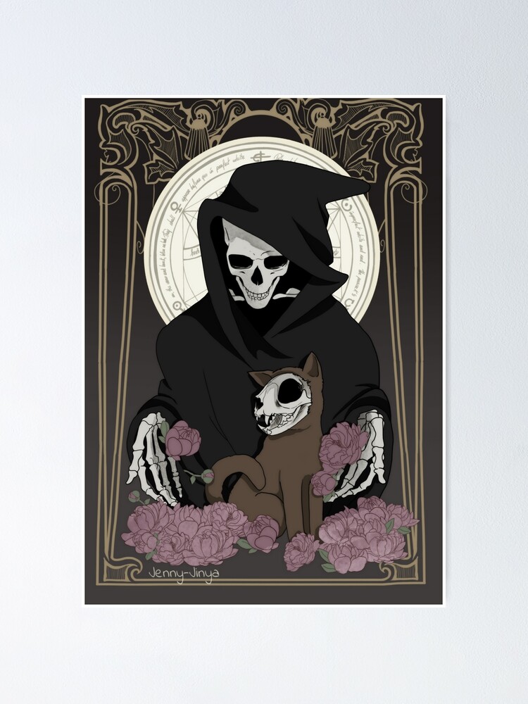 "Loving Reaper" Poster by JennyJinya | Redbubble