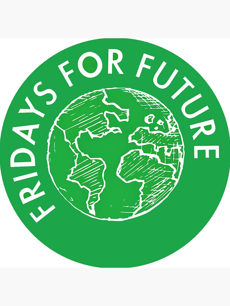 "Fridays For Future" Sticker for Sale by Marciedele | Redbubble