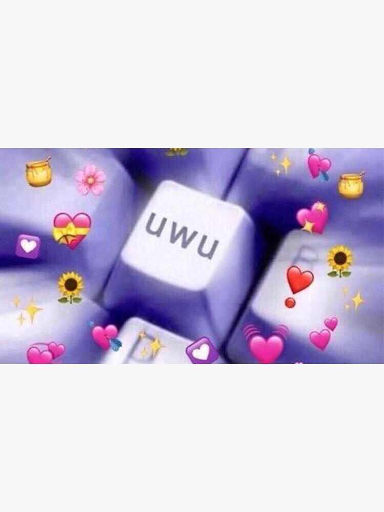 "UWU sticker" Sticker for Sale by klumpprinsessan | Redbubble