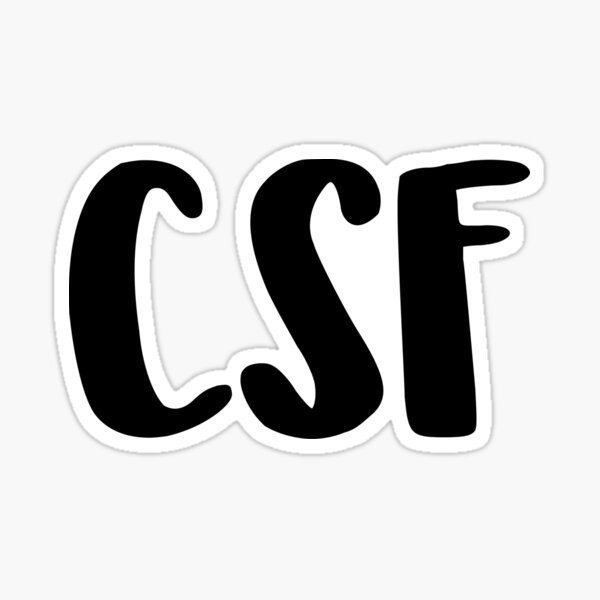 Csf Stickers | Redbubble