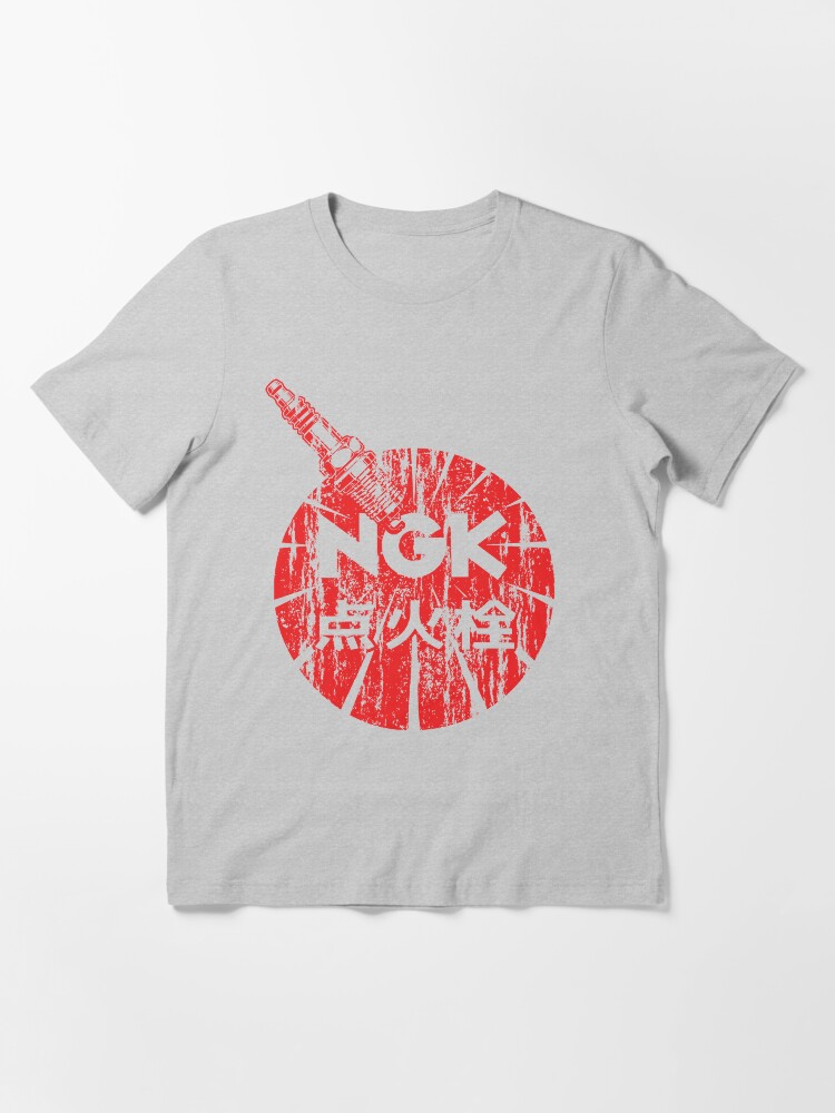 "Distressed Retro NGK Logo" T-shirt by tanyarose | Redbubble