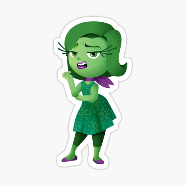 Inside Out Disgust Stickers | Redbubble