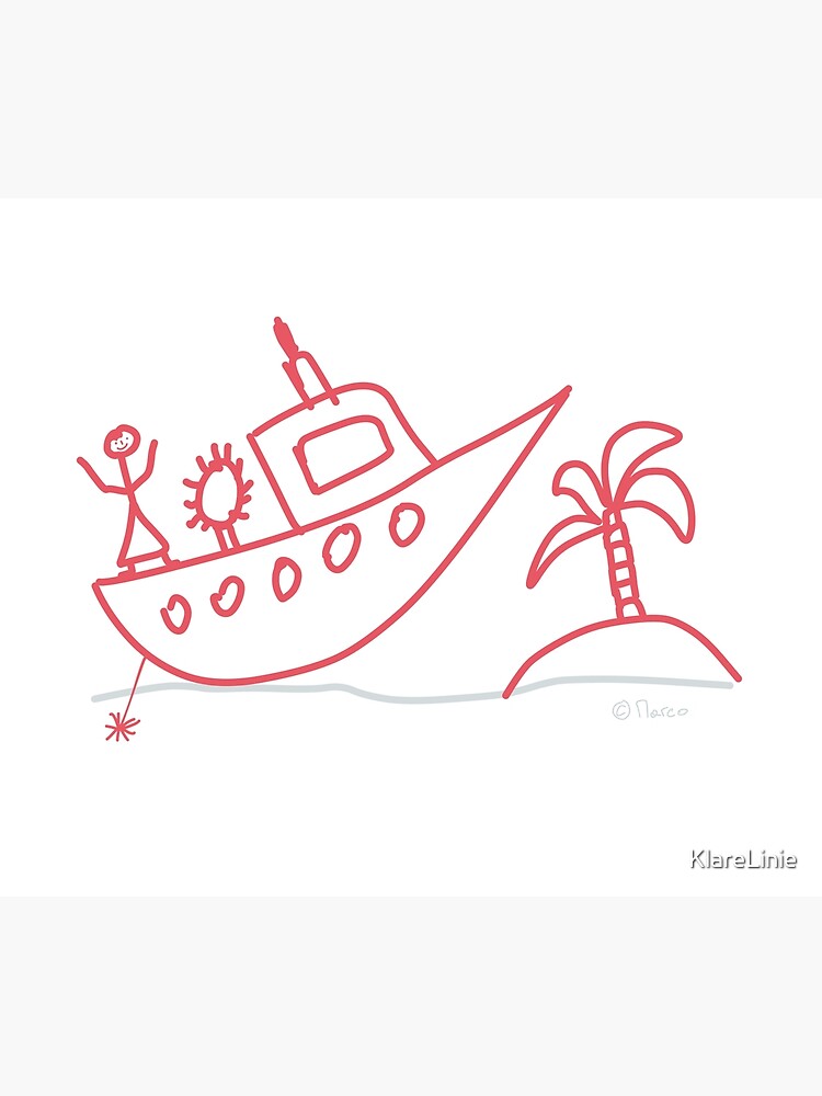 "Ship Captain Sea Stick Figure Occupation Woman Fun Vacation" Tapestry ...