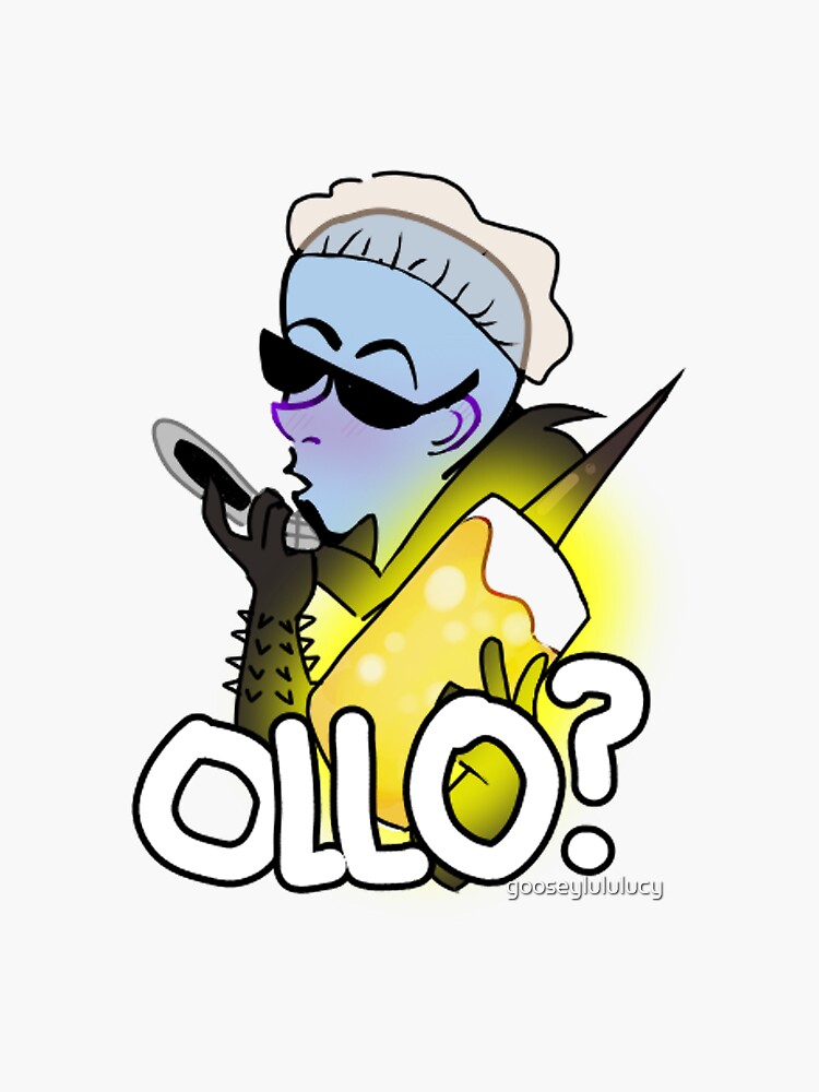 "OLLO? Megamind" Sticker for Sale by gooseylululucy | Redbubble
