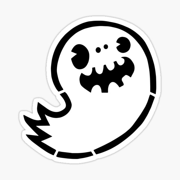"Ghost boy" Sticker for Sale by Baarter | Redbubble