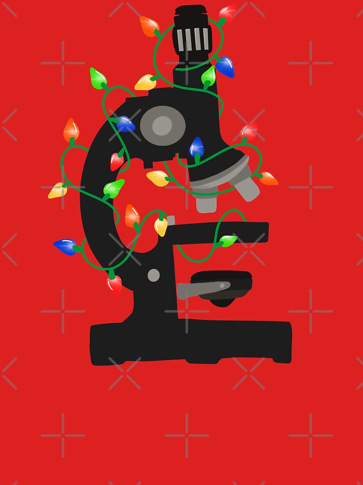 "Christmas Microscope" T-shirt for Sale by Lindsey23art | Redbubble ...