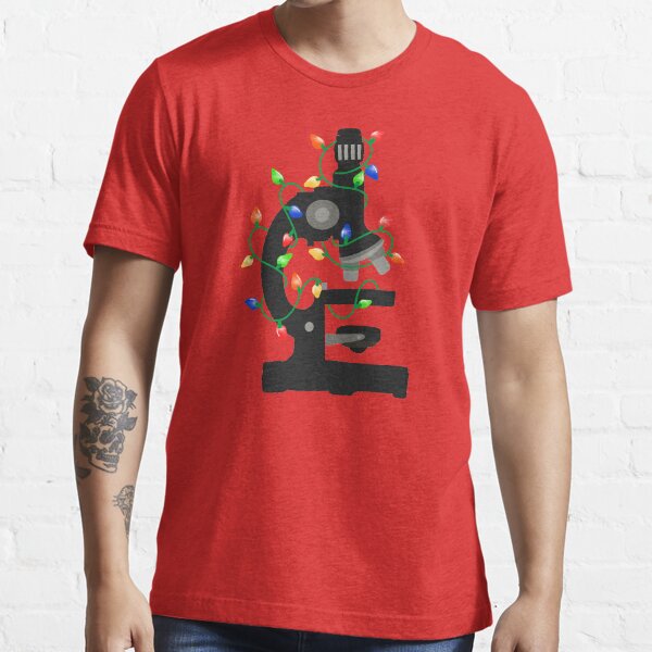 "Christmas Microscope" T-shirt for Sale by Lindsey23art | Redbubble ...