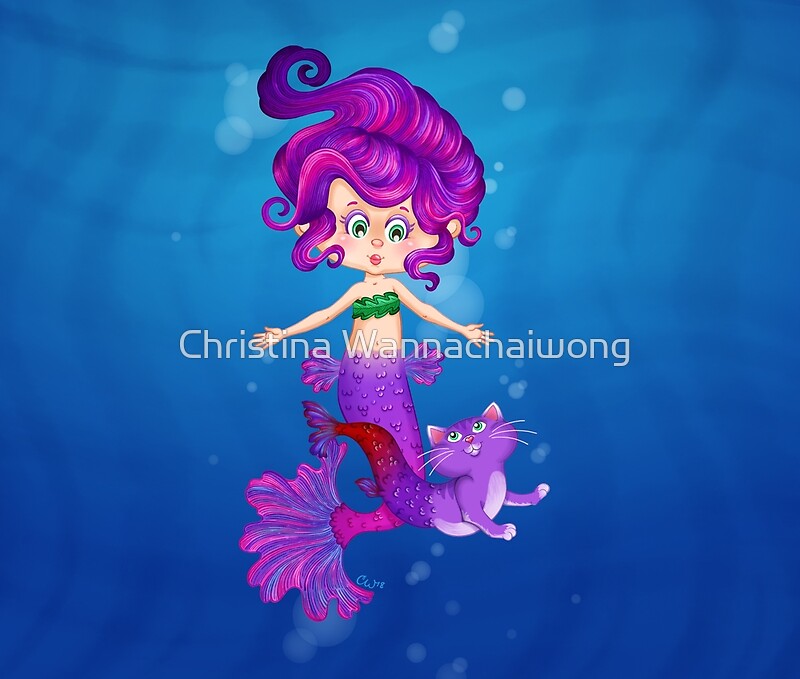 "Juno and Violet" by Christina Wannachaiwong | Redbubble