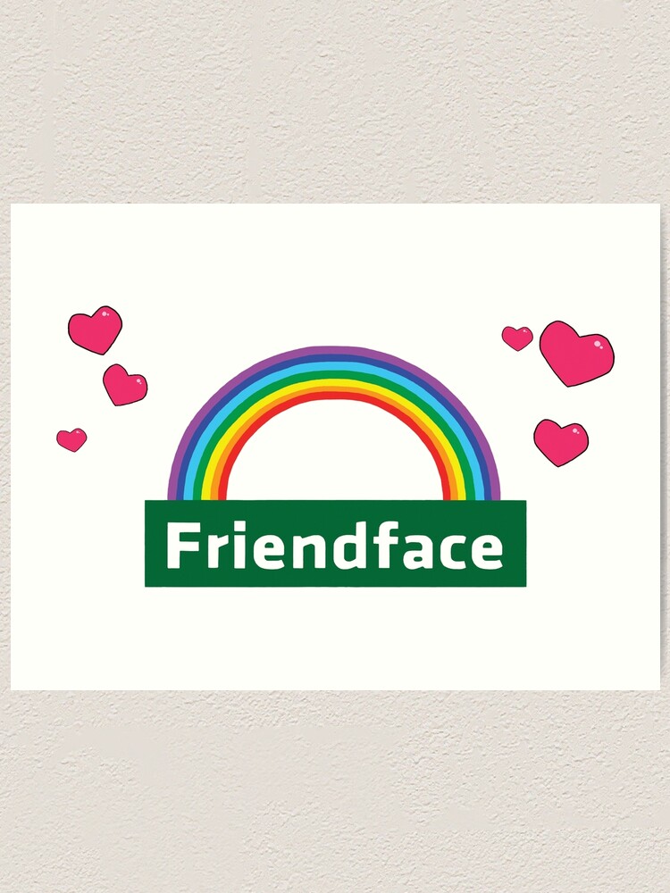 "The IT Crowd – Friendface Logo" Art Print for Sale by PonchTheOwl ...