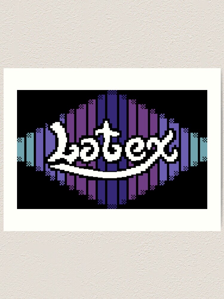 "Latex logo" Art Print for Sale by creepltx | Redbubble