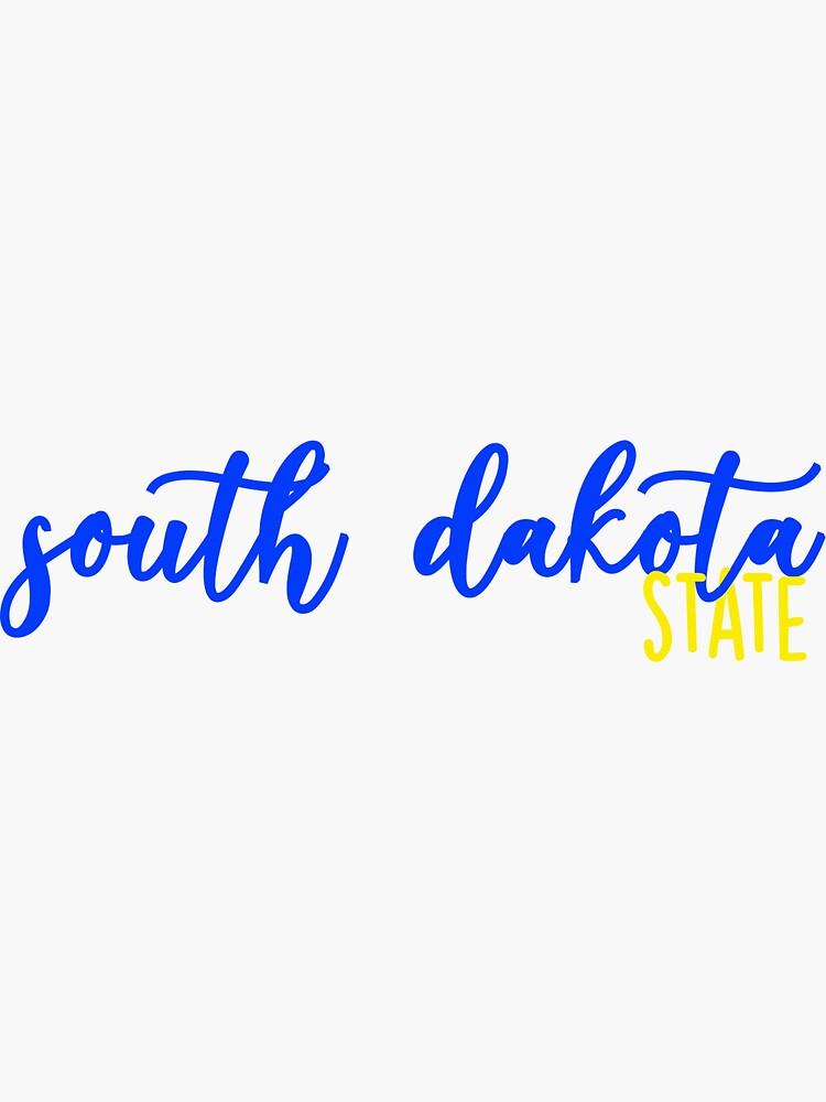 "SDSU" Sticker for Sale by ehelmich | Redbubble