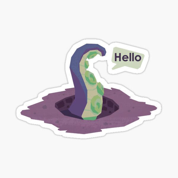 "Hi There Neighbour!" Sticker for Sale by EmiliusDraws | Redbubble