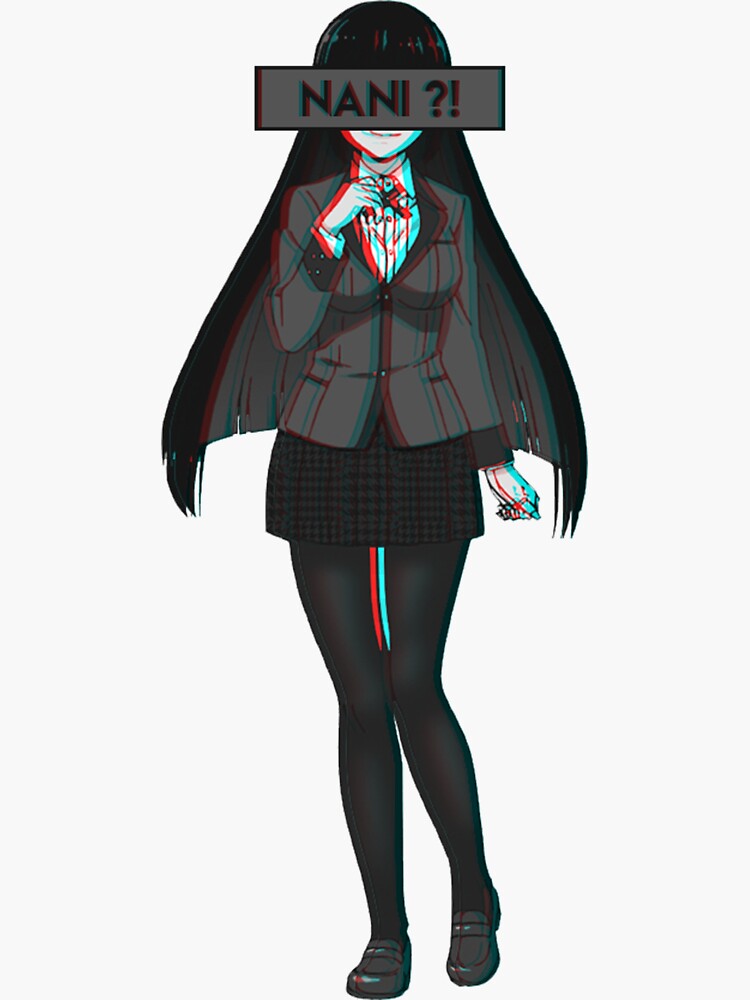 "Anime girl nani desu ka" Sticker for Sale by troviax | Redbubble