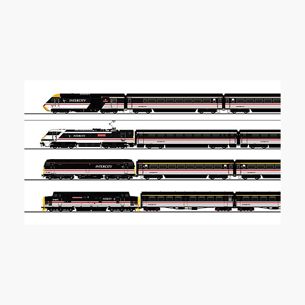 "BRITISH RAIL INTERCITY " Photographic Print by CraigMatthews | Redbubble