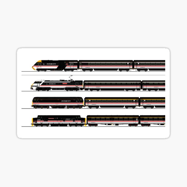 "BRITISH RAIL INTERCITY " Sticker for Sale by CraigMatthews | Redbubble