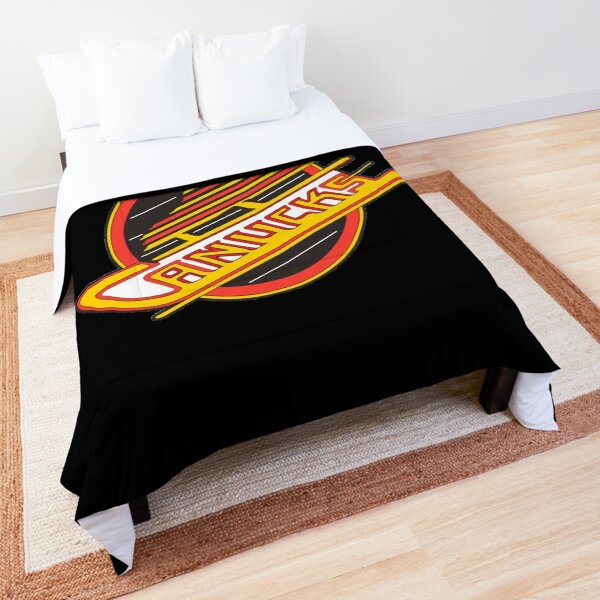 "Vancouver Hockey - Retro Canucks Skate" Comforter for Sale by ...