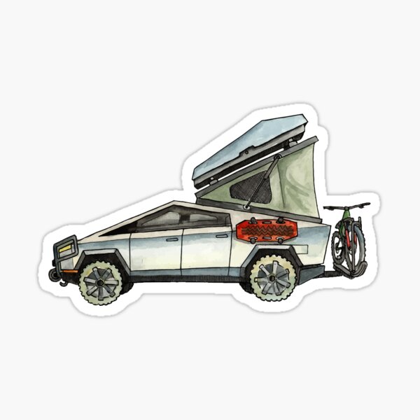 Cybertruck Stickers | Redbubble
