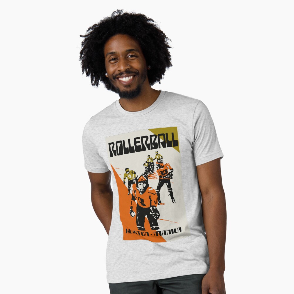 "Rollerball Houston v Manila" Essential T-Shirt for Sale by dokilen ...