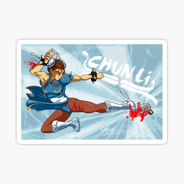 "Chun Li" Sticker for Sale by FeiLongEX | Redbubble