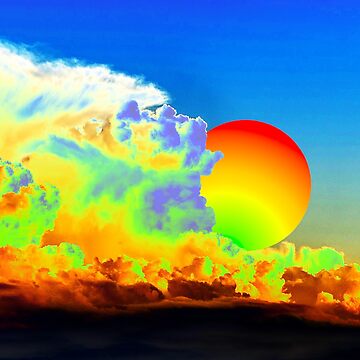 "Infrared Clouds" Art Print for Sale by NEXT LEVEL FAR SIDE | Redbubble