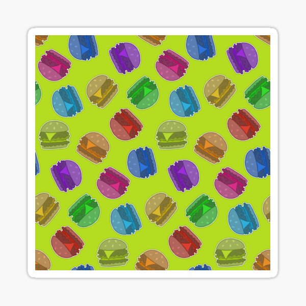 "Pretty Patties" Sticker for Sale by natduncdesign | Redbubble